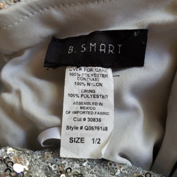 B. Smart | Dresses | B Smart Strapless Sequin Dress | Poshmark